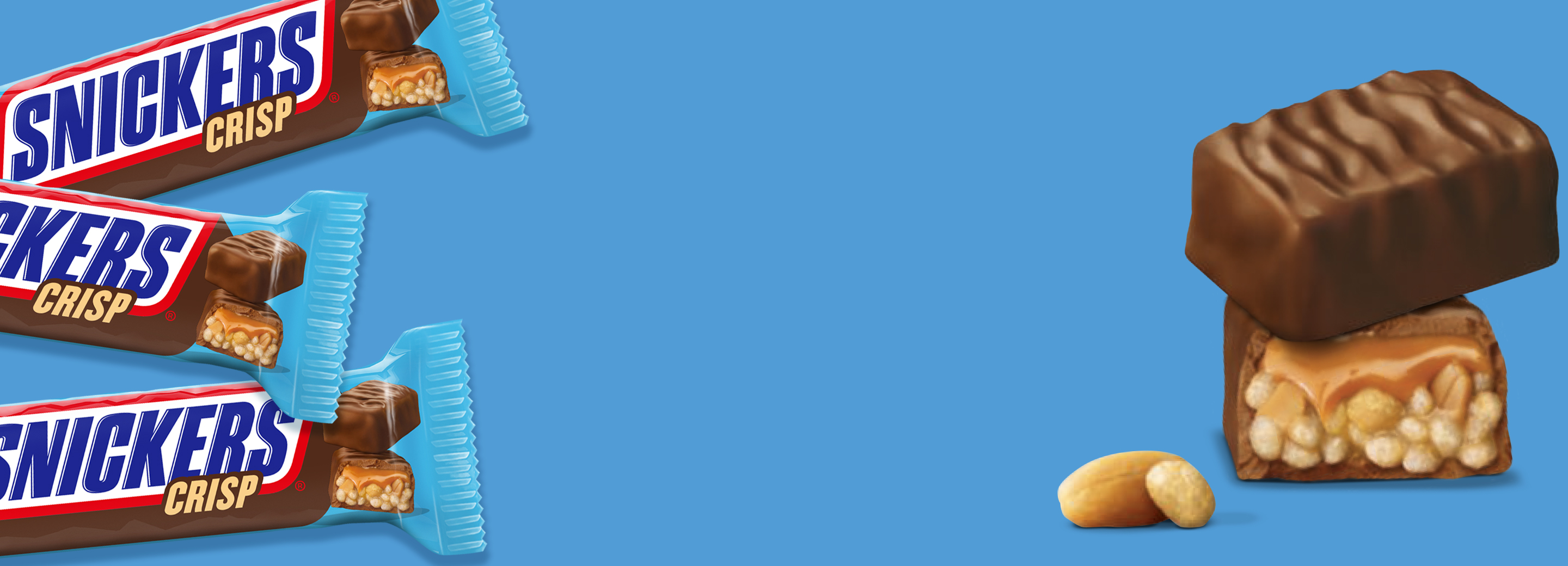 SNICKERS® Peanut Brownie Squares | SNICKERS® Chocolate Bar